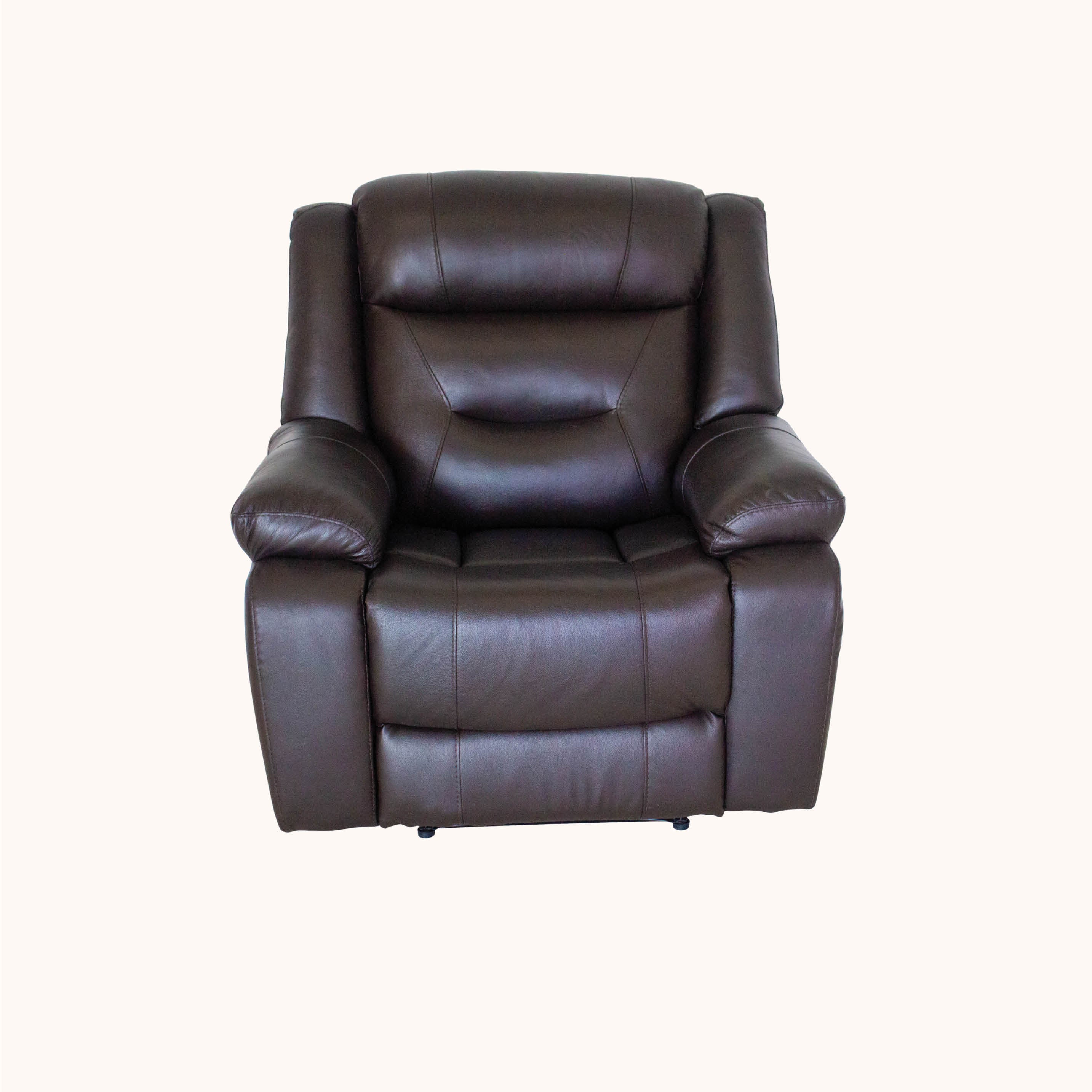 Power reclining chair, top grain leather, recliner – My Store